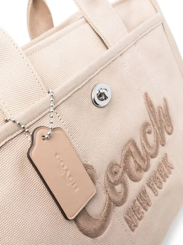 COACH Embroidered Logo Cargo Tote