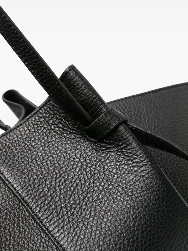 Yuzefi Mochi Leather Tote - Black