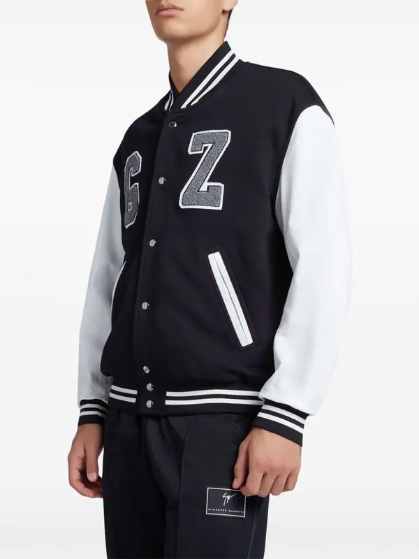 GIUSEPPE ZANOTTI Sleeveless Varsity Jacket