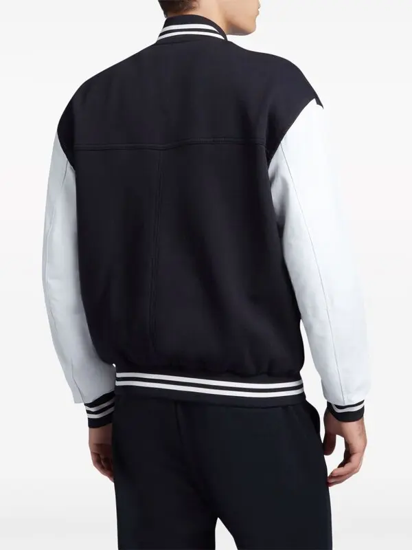 GIUSEPPE ZANOTTI Sleeveless Varsity Jacket