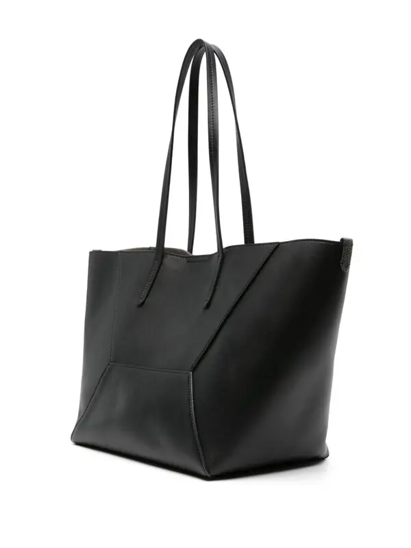 Brunello Cucinelli Leather Tote Bag