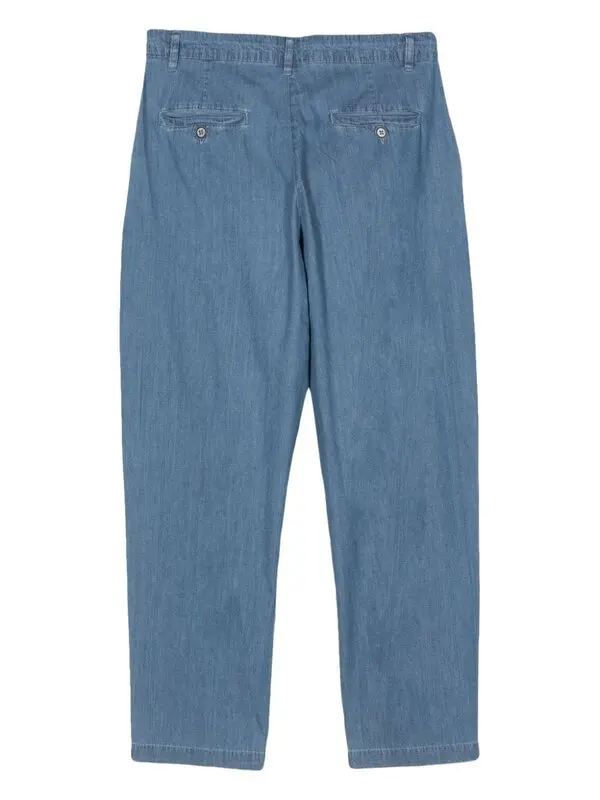 Aspesi Chambray Tapered Trousers