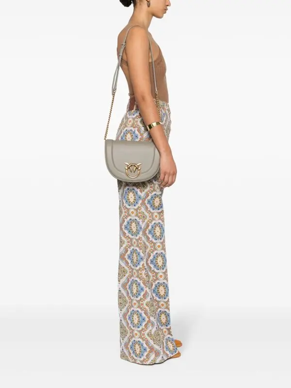 Pinko Love Click Crossbody Bag - Grey