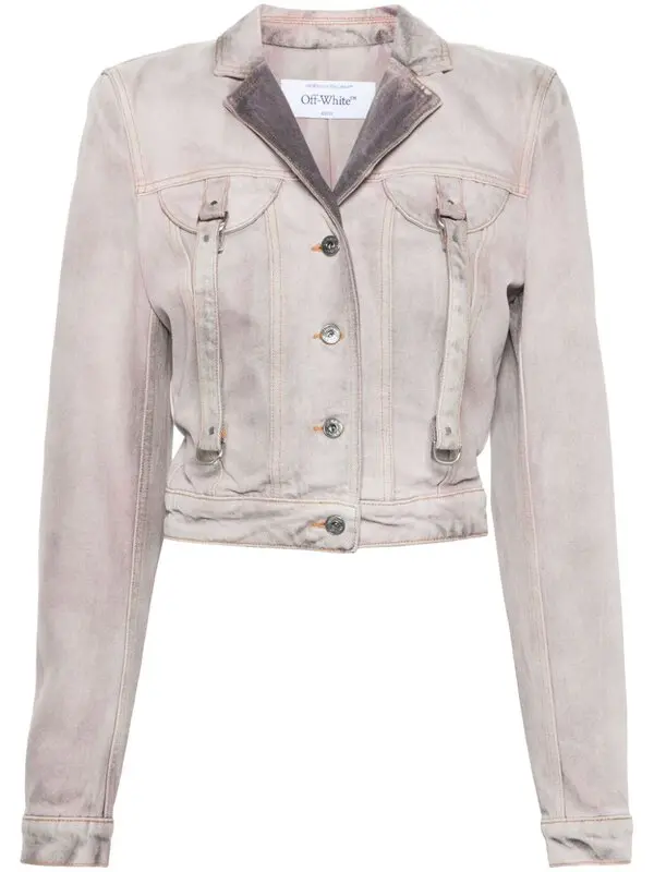 Off-White Cotton Denim Jacket