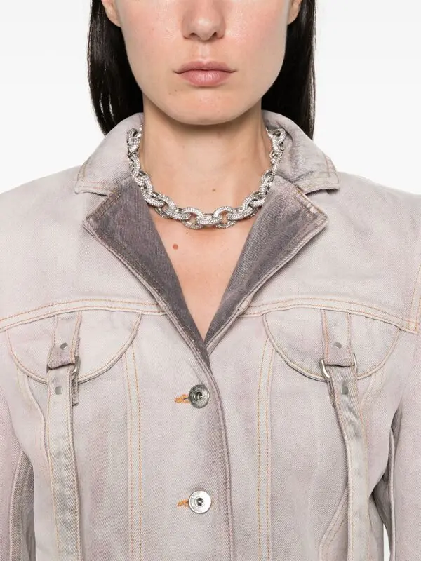 Off-White Cotton Denim Jacket