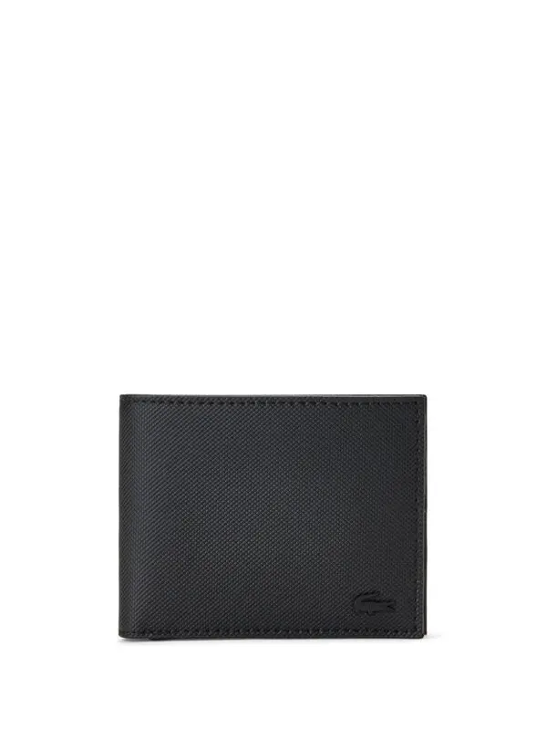Lacoste Logo-appliqué Bifold Wallet - Black