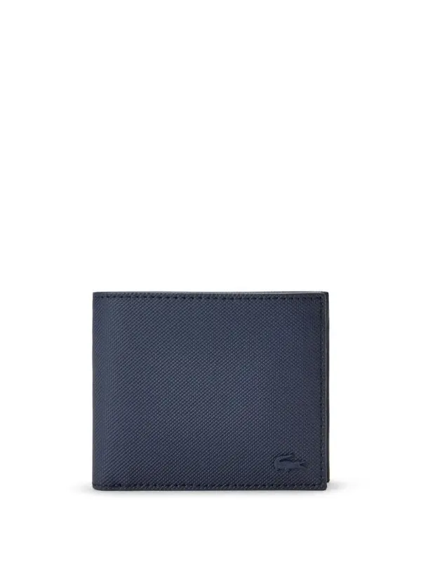 Lacoste Logo-appliqué Bifold Wallet - Blue