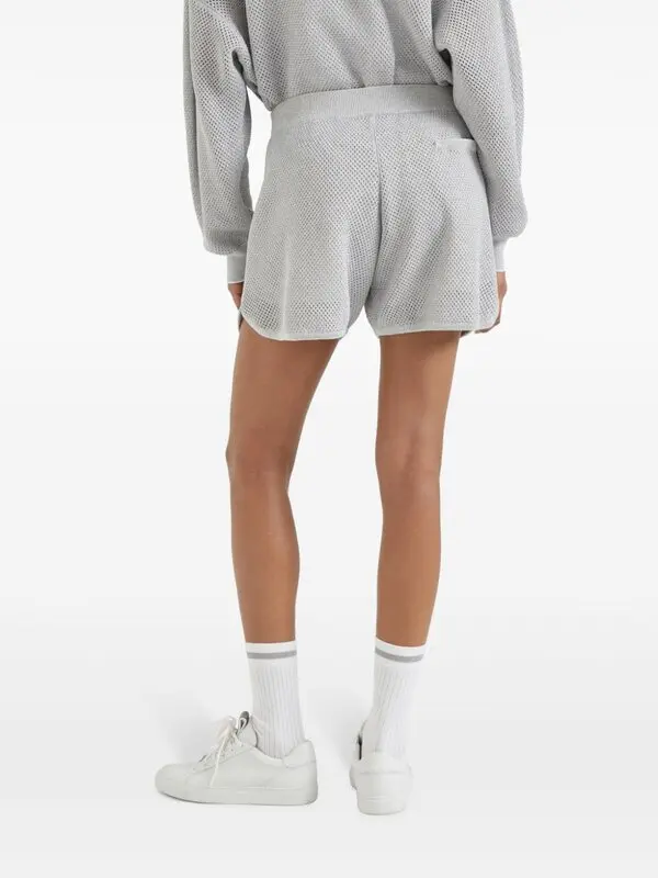 Brunello Cucinelli Metallic-threading Shorts