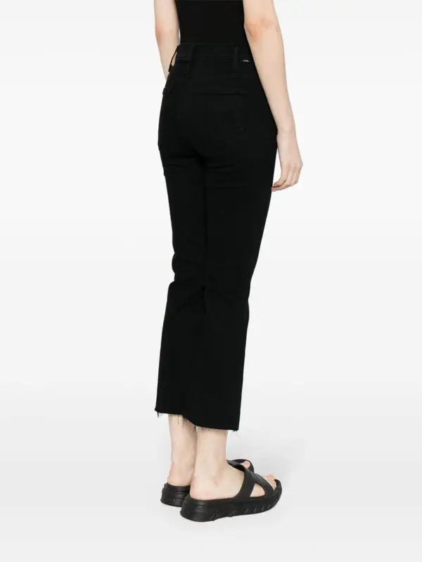 MOTHER Cropped Flared Jeans