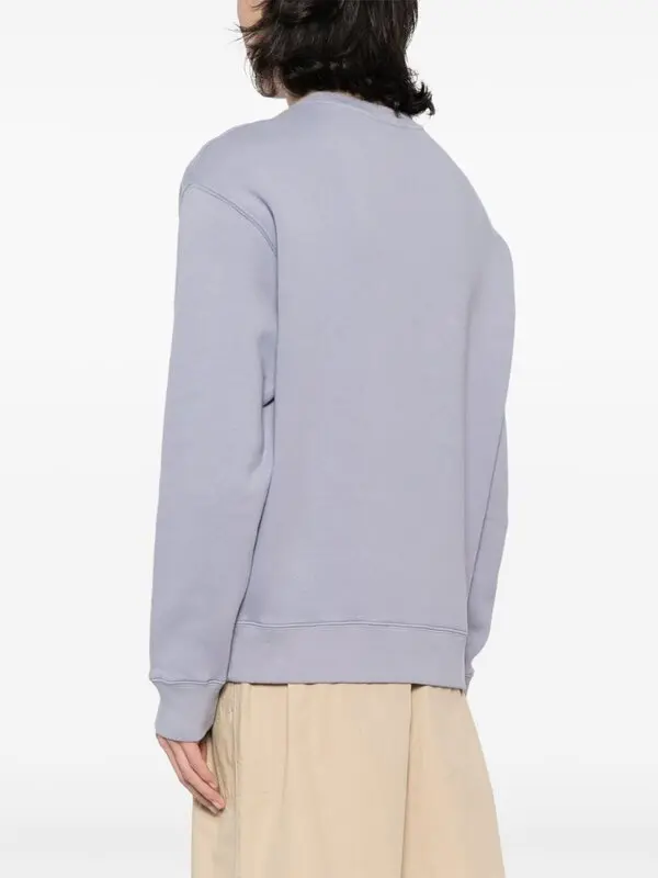 Maison Kitsuné Racing Fox Cotton Sweatshirt - Blue