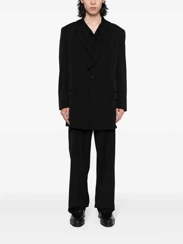 Yohji Yamamoto Single-breasted Wool Jacket