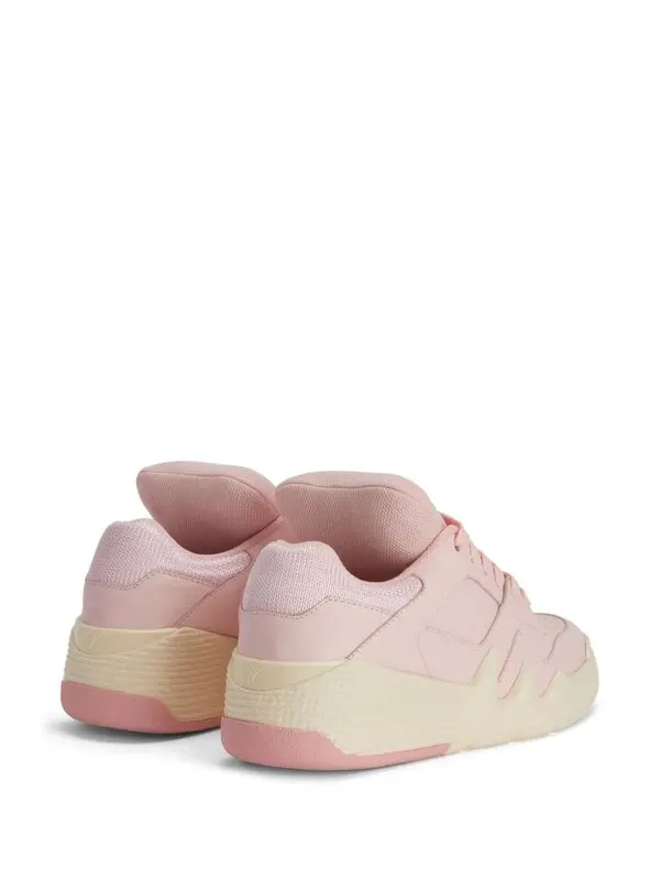 GIUSEPPE ZANOTTI Talon Leather Sneakers - Pink