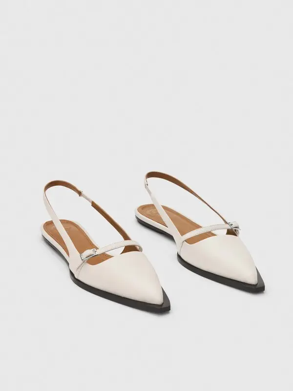 ATP ATELIER Cortina Nappa Flat Slingbacks