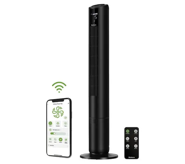 HOLMES 42' Smart Connect Wi-fi 5-speed Tower Fa N With Remote - One-color