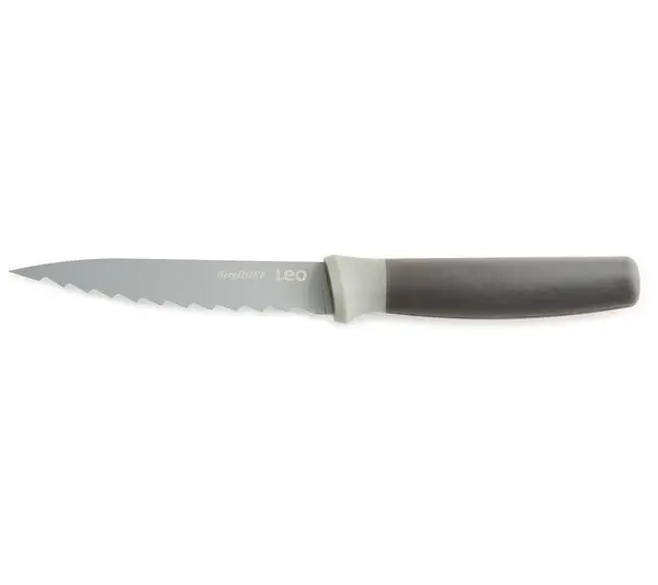 BERGHOFF Balance Serrated Utility Knife 4.5', N Onstick Ss - One-color