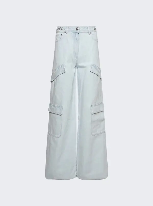 Versace Denim Cargo Pants