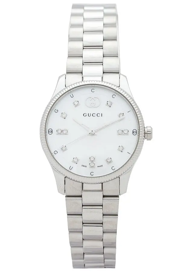 Gucci G-timeless Slim Watch - Silver