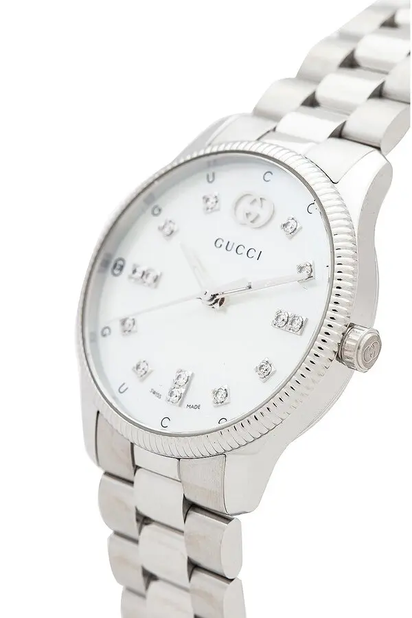 Gucci G-timeless Slim Watch - Silver