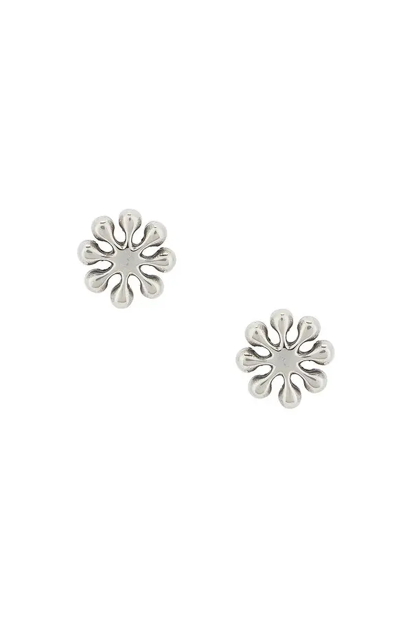 MAPLE Orbit Sterling Silver Stud Earrings - Silver 925
