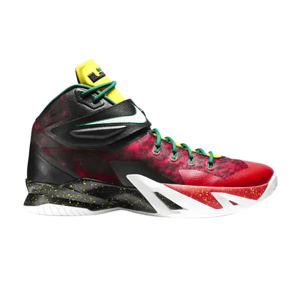 Nike Zoom Soldier 8 Prm 'christmas' High-top Sneakers - Red