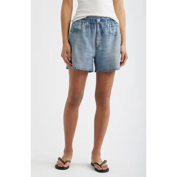 Rag & Bone Rb Miramar Cotton Terry Walking Shorts - Blue