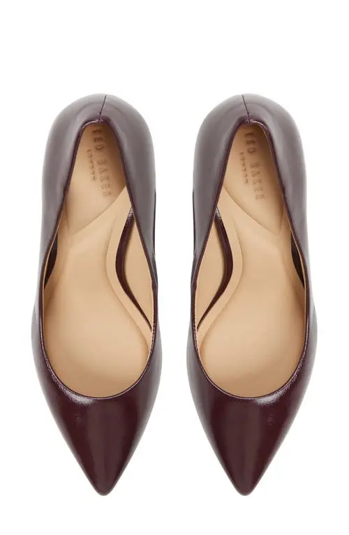 Ted Baker London Pointed Toe Pump - Maroon