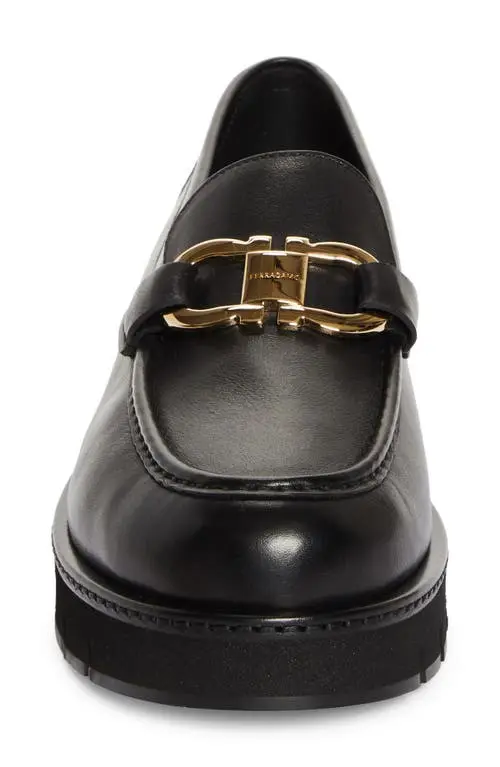 FERRAGAMO Mayran Double Gancio Bit Loafer