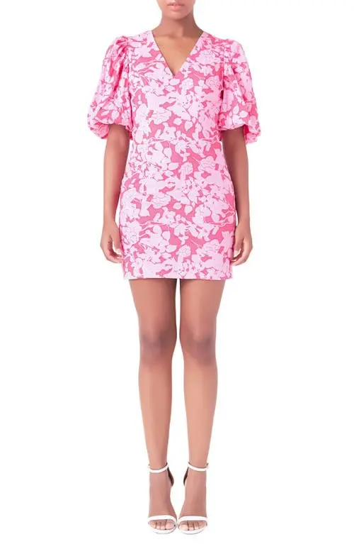 Endless Rose Floral Cotton Mini Dress
