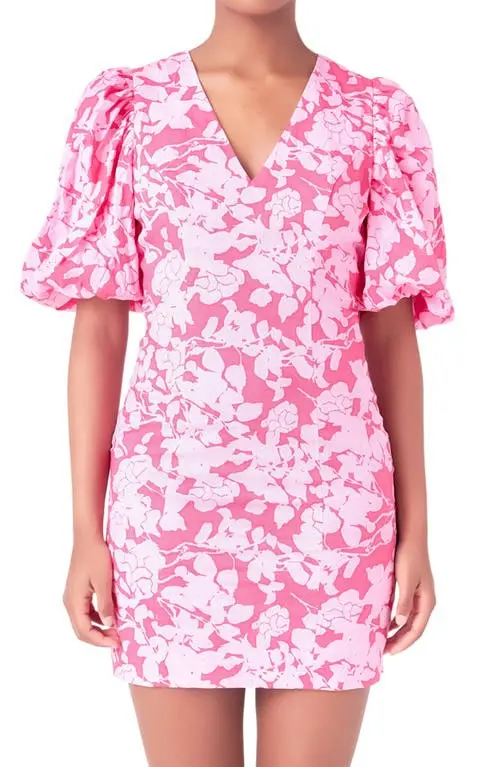 Endless Rose Floral Cotton Mini Dress