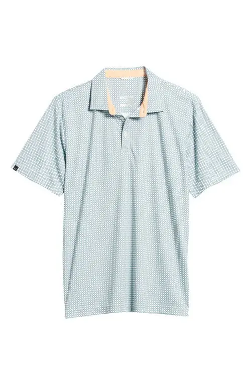 SWANNIES Tanner Geo Print Performance Golf Polo