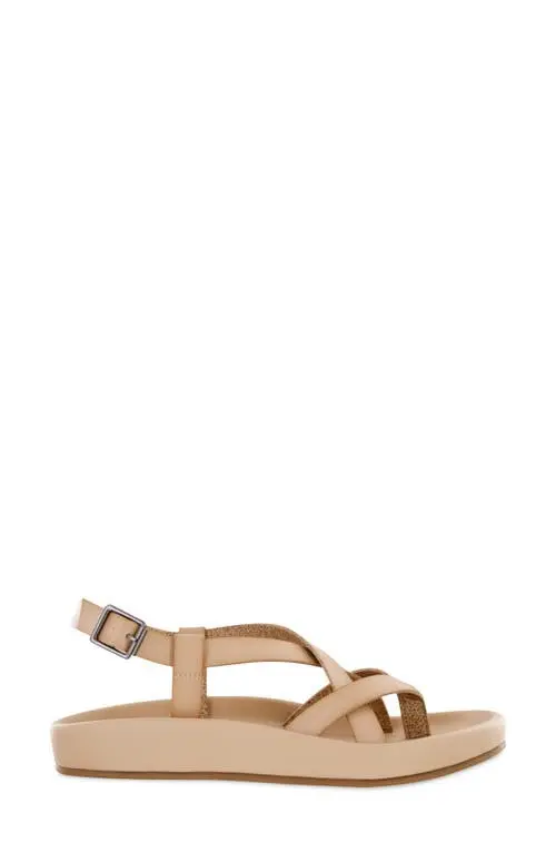 Mia Zurie Slingback Sandal - Beige