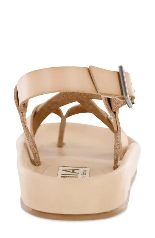 Mia Zurie Slingback Sandal - Beige