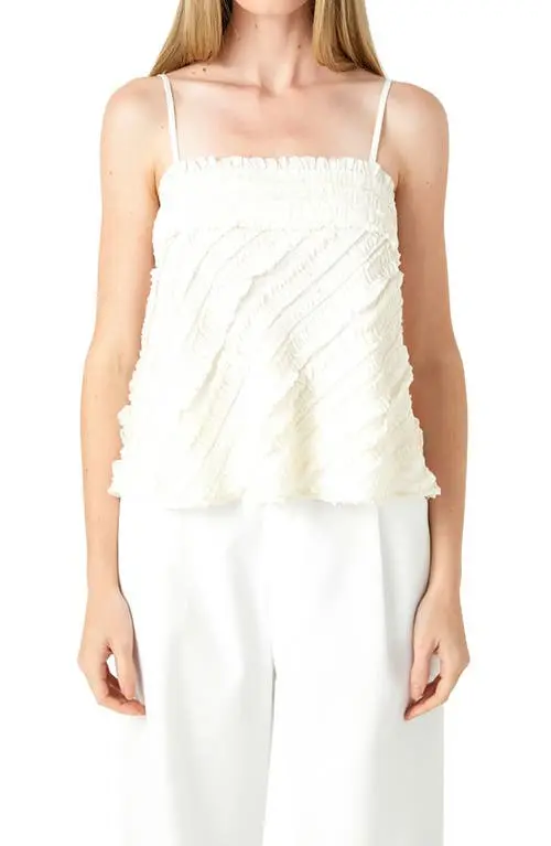 Endless Rose Ruffle Sleeveless Top