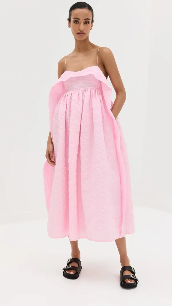 Cecilie Bahnsen Susa Dress In Pink - 70% Off | Editorialist