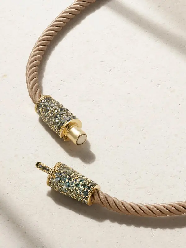 EMILY P. WHEELER Recycled And Silk Sapphire Bracelet