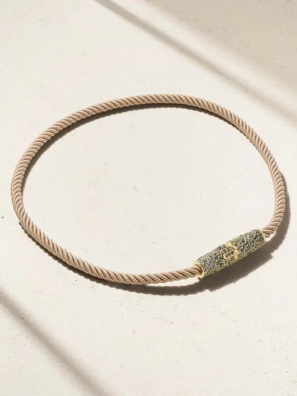 EMILY P. WHEELER Recycled And Silk Sapphire Bracelet