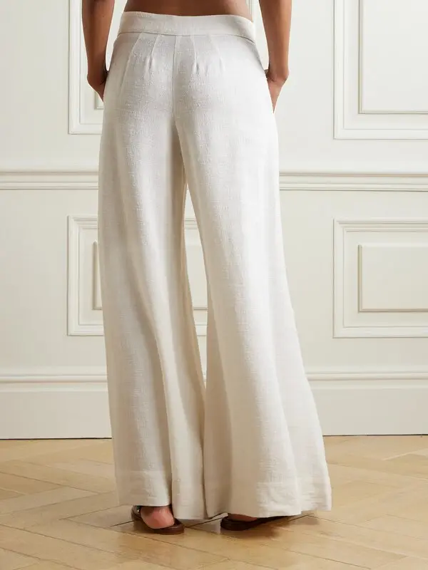 Lisa Marie Fernandez Woven Wide-leg Pants