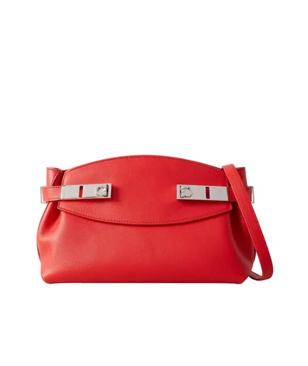 FERRAGAMO Hug Small Embellished Shoulder Bag