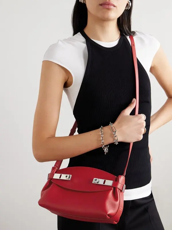 FERRAGAMO Hug Small Embellished Shoulder Bag