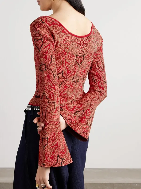 Etro Jacquard-knit Top