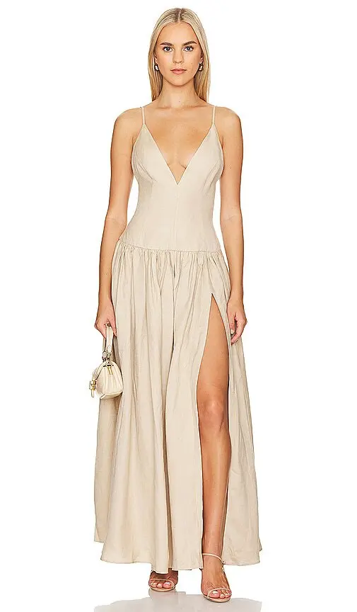 Tularosa Saylor Maxi Dress - Cappuccino Brown