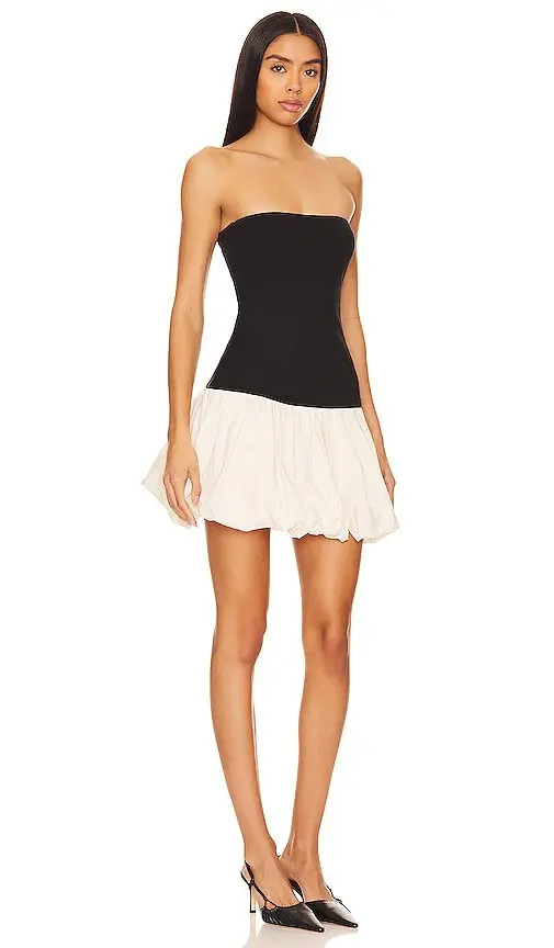 LOVERS AND FRIENDS Mac Mini Dress - Black & Ivory