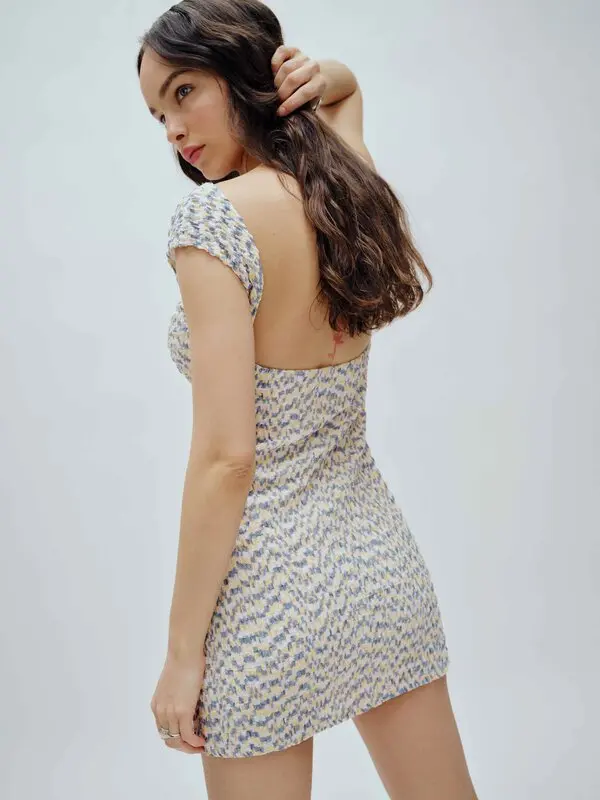 REFORMATION Soleil Knit Mini Dress - Multi