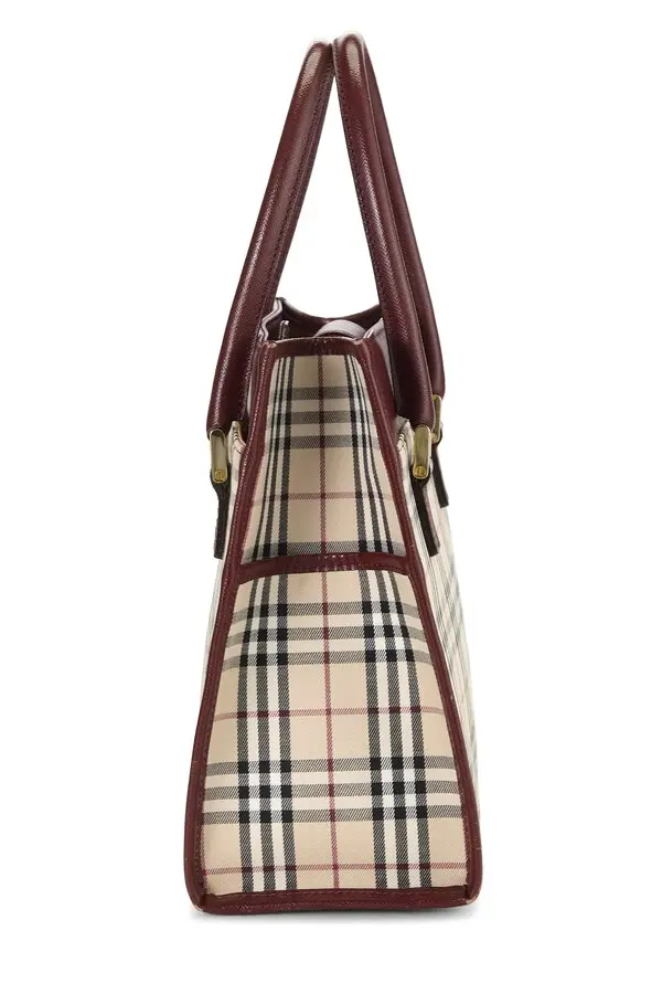 Burberry House Check Jacquard Handbag