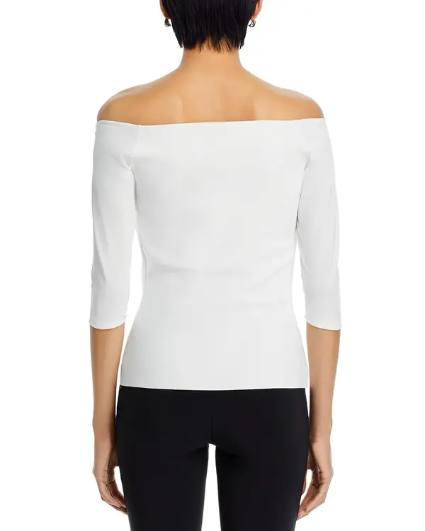 Chiara Boni La Petite Robe Saffron Top - White