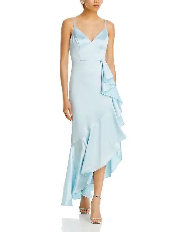 navy blue dress for baby girl Amazon.com: FANGHEIA Asymmetric Ruffle Hem Prom Dress Spaghetti Straps  Backless Satin Evening Dresses with High Slit Aqua : Clothing, Shoes &  Jewelry