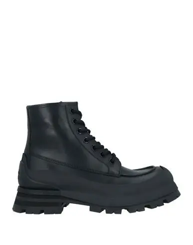 Alexander McQueen Ankle Leather Boots