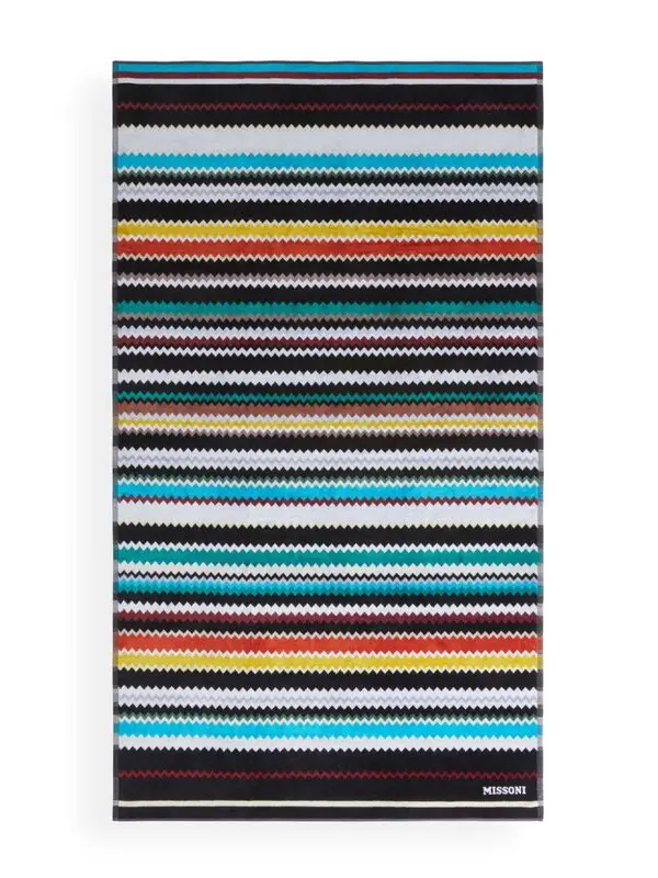 Missoni Curt Cotton Beach Towel - Blue