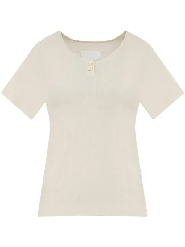 MAISON MARGIELA Button-placket T-shirt
