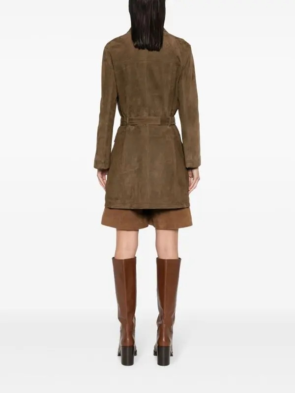 TOM FORD Suede Leather Coat